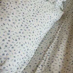 Arya&Mo | Bedding | Light Blue Evil Eye Flower Aryamo Irem Muslin Bed ...